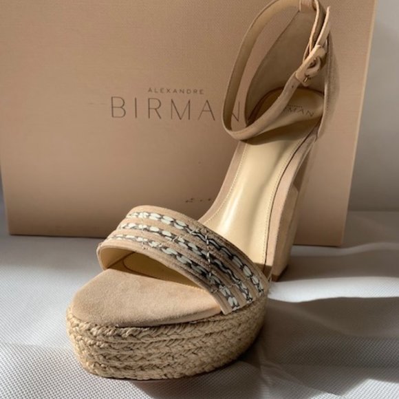 Alexander Birman | Shoes | Alexandre Birman Nude Mono Alice Platform ...